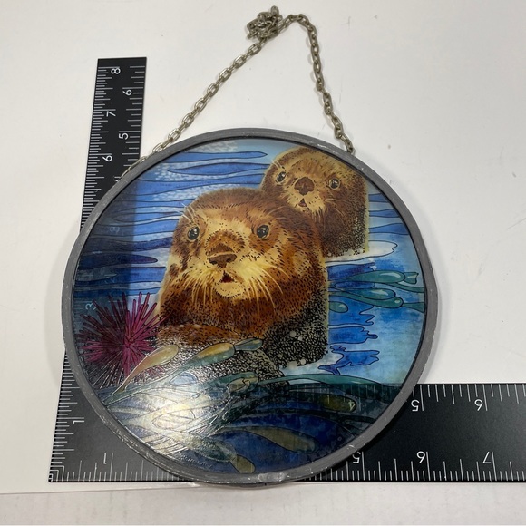 Jack Woodson | Art | Sea Otter Suncatcher Stained Glass 99 Glassmasters ...